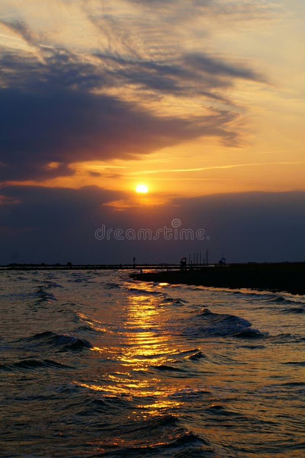 Nature stock image. Image of colors, beach, water, sunset - 93458373
