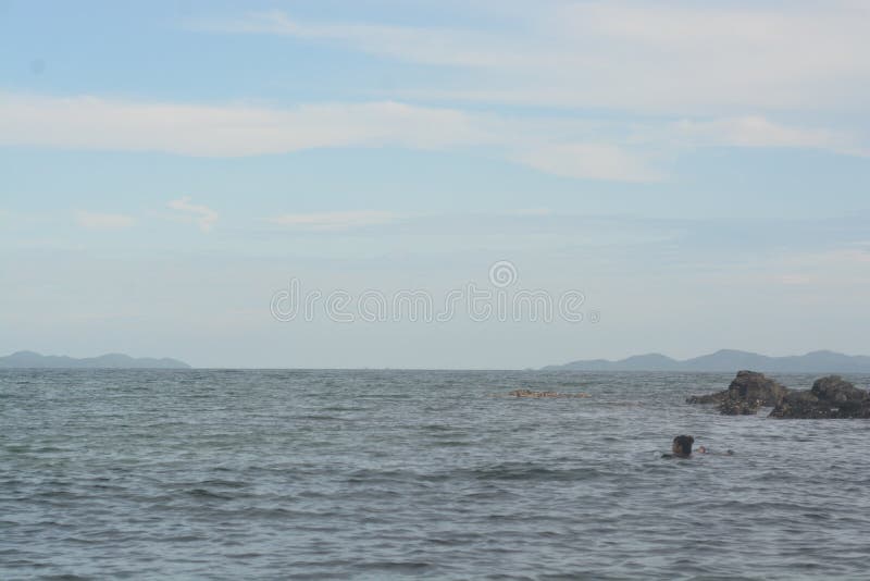 Nature Ocean View with Clear Sky Editorial Photography - Image of view ...