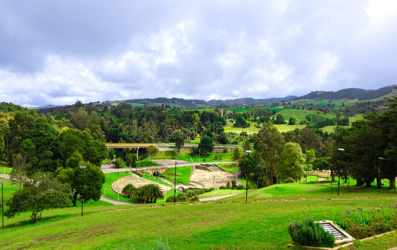 Nature Park in Boyaca, Colombia Stock Photo - Image of mountain, coast ...