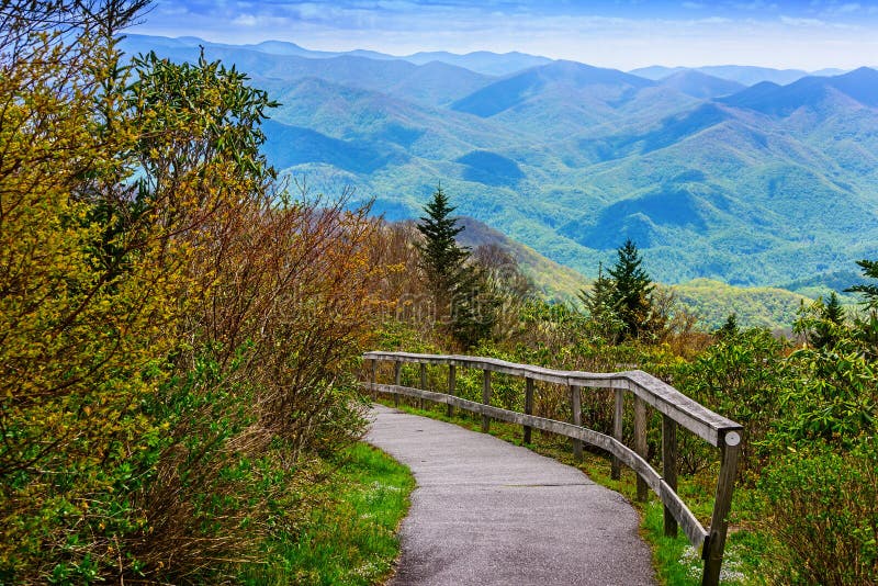 Nature Path in Mountains stock image. Image of walkway - 101570673