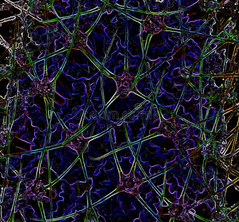 Colour Patterns on Macro for Background and Design Stock Illustration ...