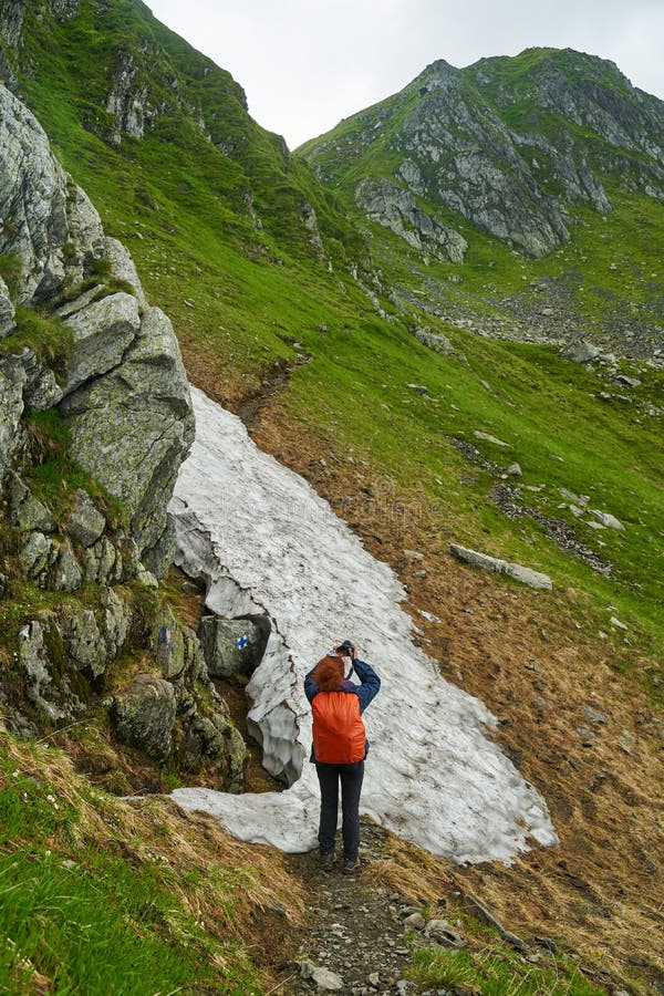 Nature Photographer Shooting in the Highlands Stock Photo - Image of ...