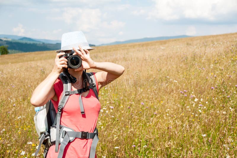 Nature photographer stock photo. Image of caucasian, beauty - 44182402