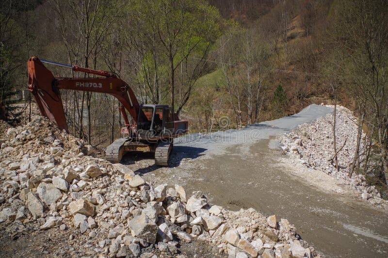 Nature polution stock photo. Image of mining, river, plumb - 90259794