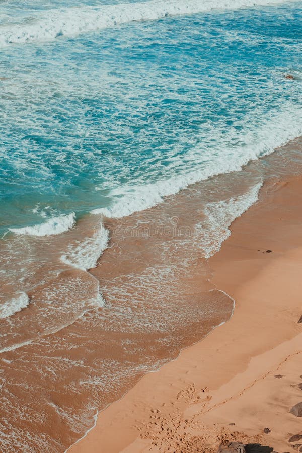 Nature Poster. Ocean and Beach Stock Image - Image of empty, shore ...