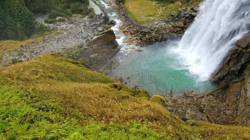 Nature Power Beautiful Waterfall in Austria Stock Photo - Image of alps ...