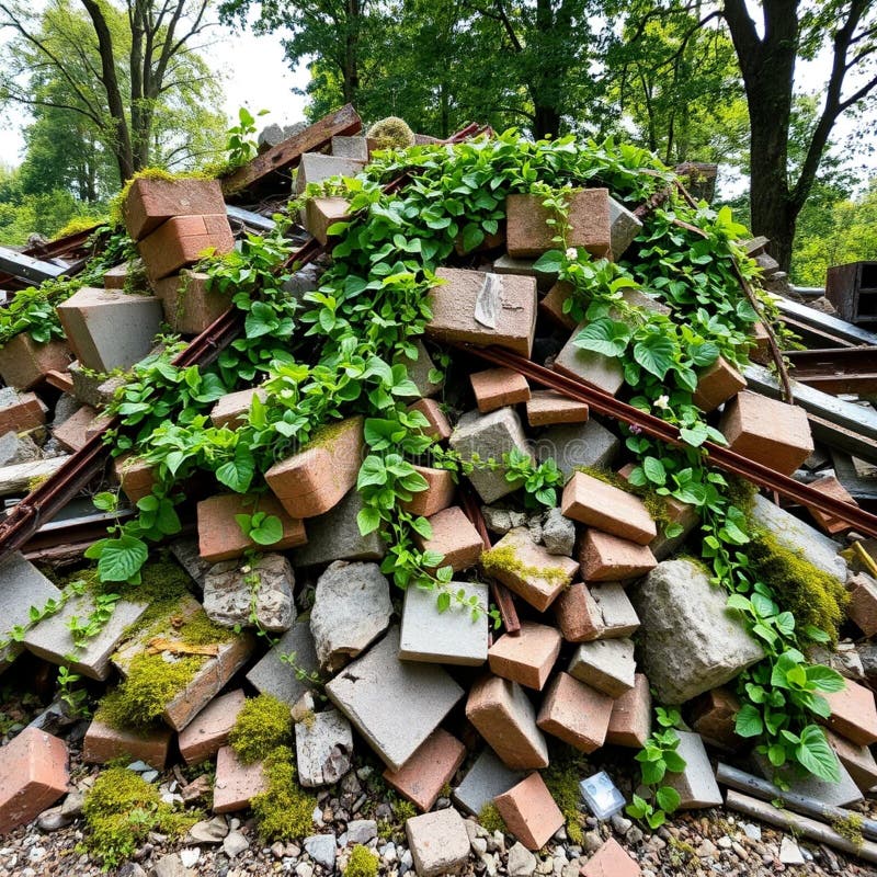 Nature Reclaims Rubble Stock Photos - Free & Royalty-Free Stock Photos ...
