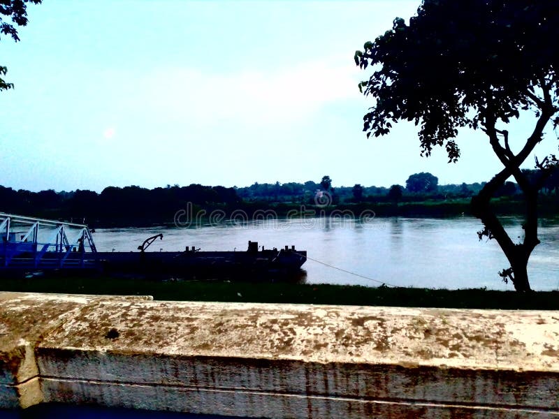 Nature of river side. stock photo. Image of green, brize - 156883366