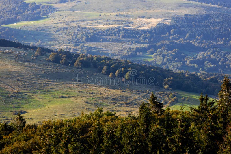 Nature of the Roehn Germany Stock Image - Image of wasserkuppe ...