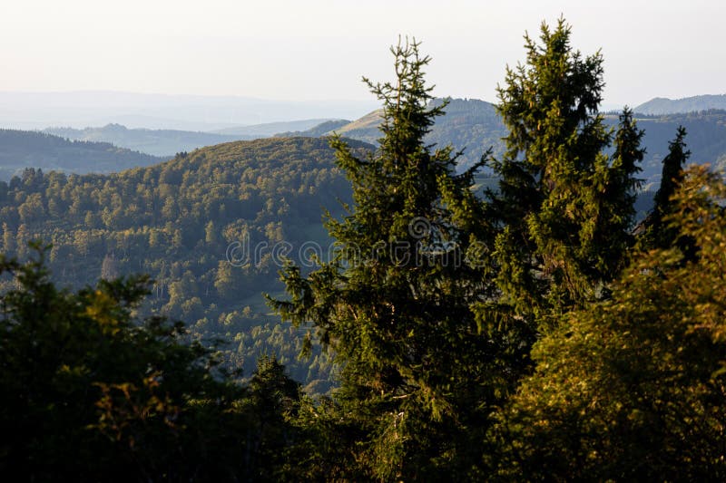 Nature of the Roehn Germany Stock Photo - Image of fulda, mountains ...
