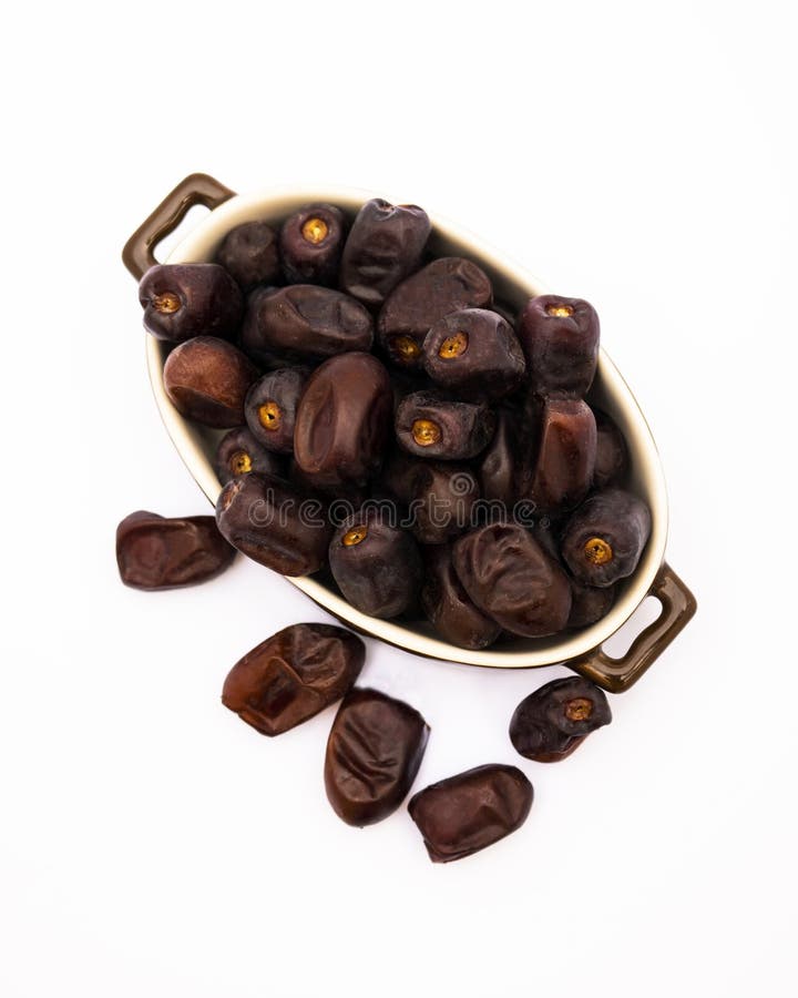 Nature S Candy the Date Fruit on White Stock Photo - Image of dates ...