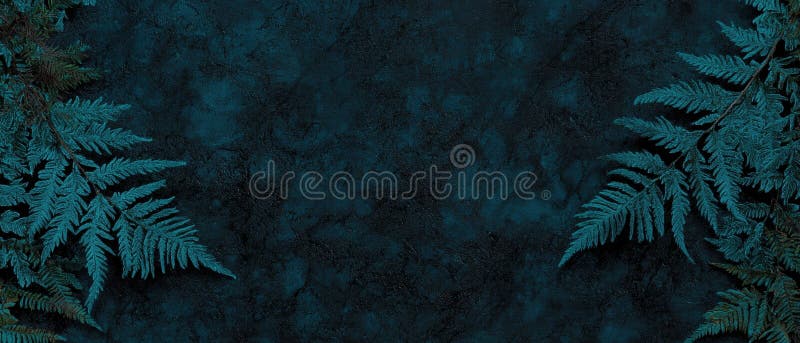 Nature S Embrace: a Deep Blue Forest Scene Stock Photo - Image of ...