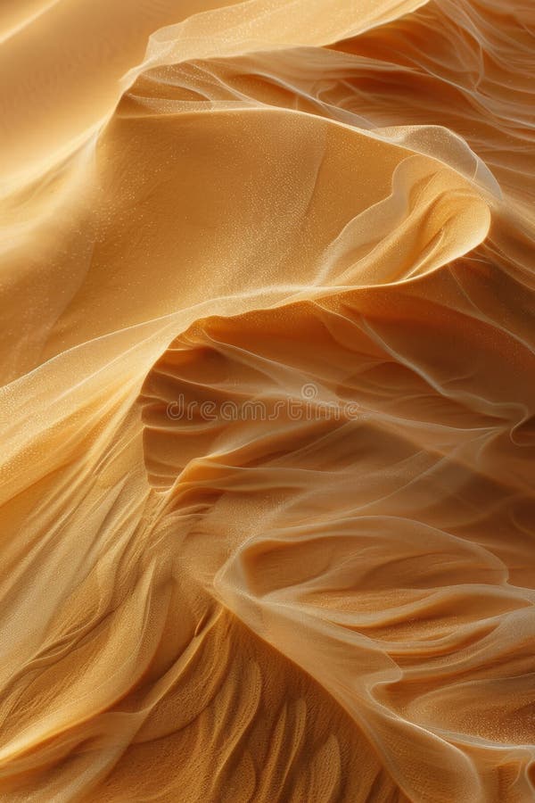 Nature S Fluid Art in Desert Sand Dunes Shaped by Winds. Stock ...