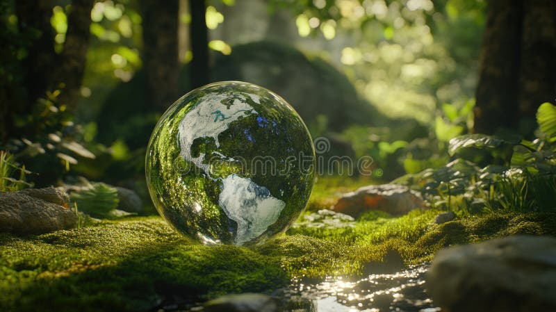 Nature s Globe stock photo. Image of generated, globes - 362065364