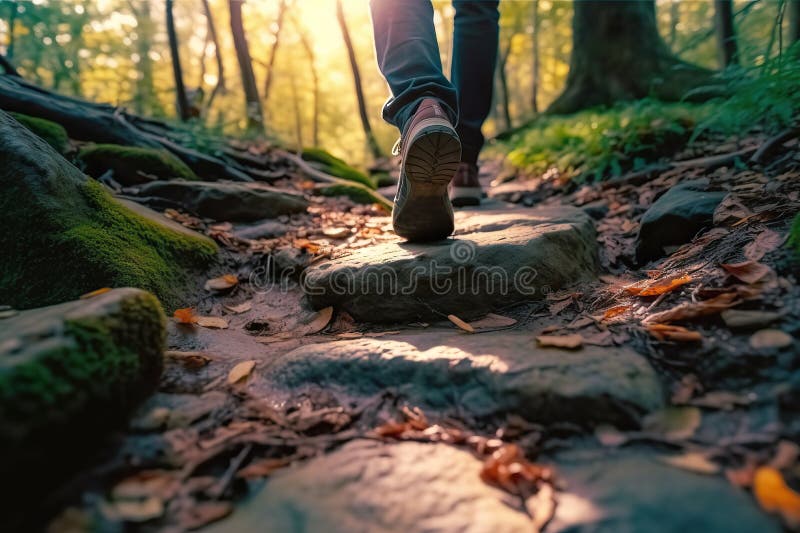 Nature S Path Exploring the Wilderness on a Serene Trail. Created with ...