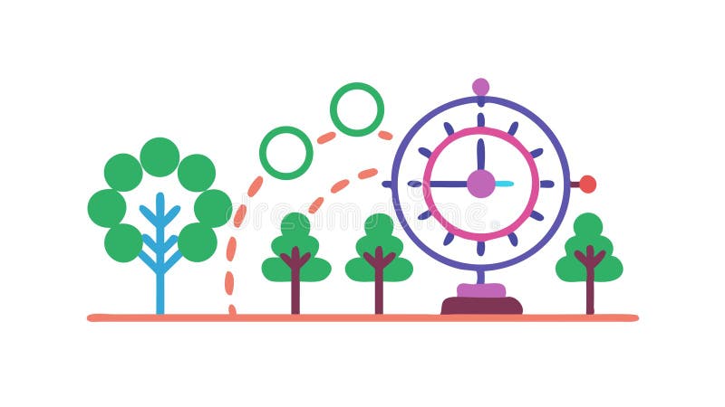 Nature S Timeline and Ecological Development, Vector Design Generative ...