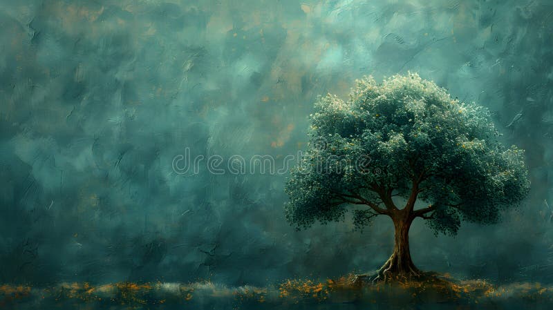 Nature S Whimsy: Unique Tree Illustration for Graphic Design Stock ...