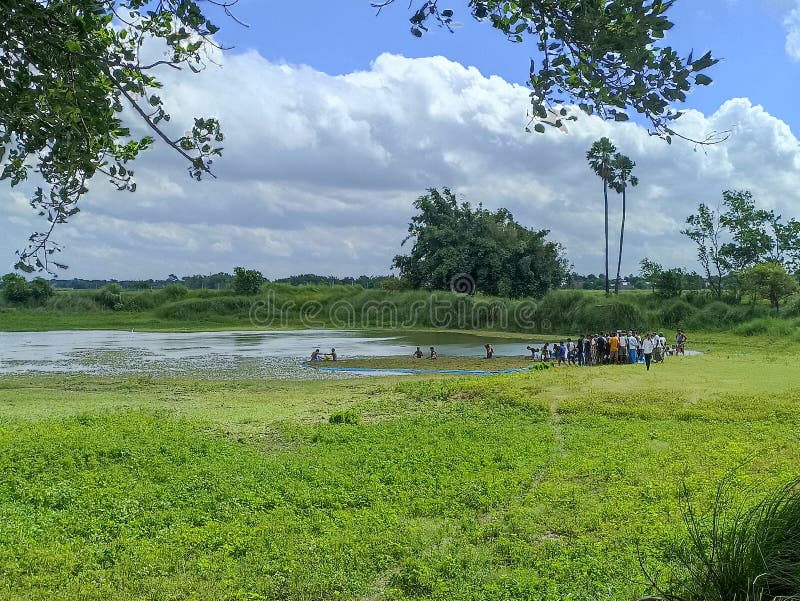 Nature Scenary Wheather Village Town Editorial Photo - Image of nature ...
