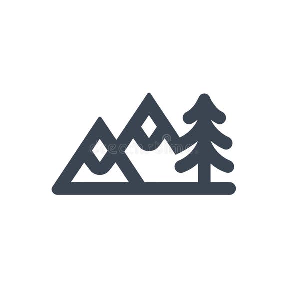 Nature Scenery Icon stock vector. Illustration of nature - 361528939