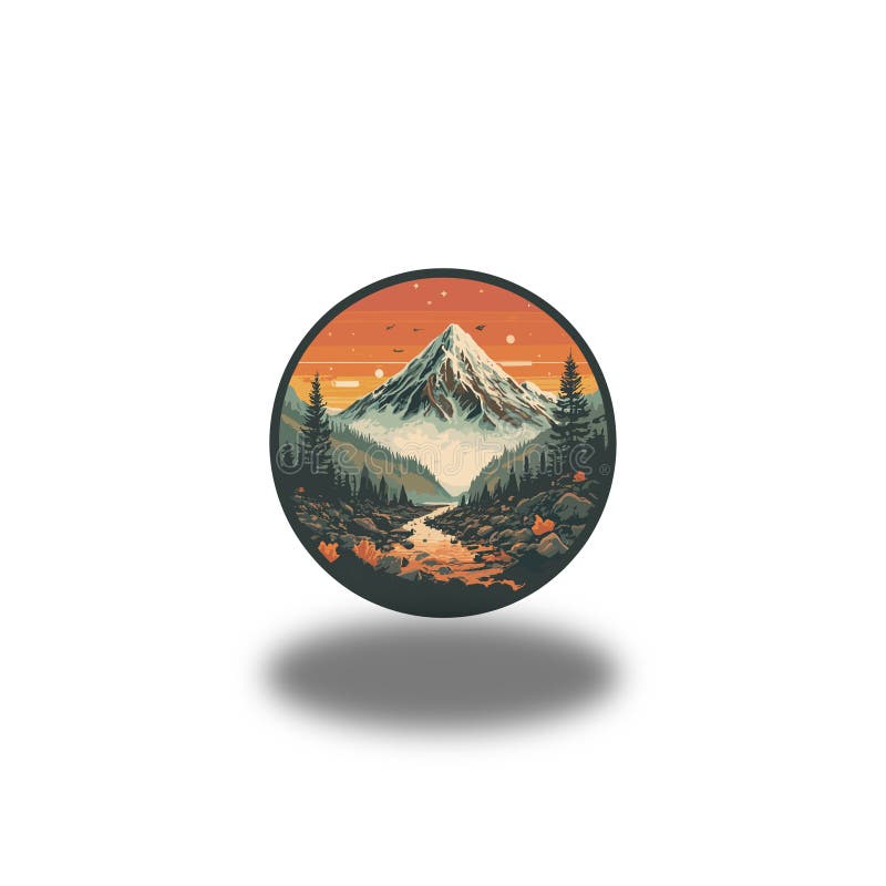 Nature Scenery: the Logo of Beauty V.02 Stock Vector - Illustration of ...