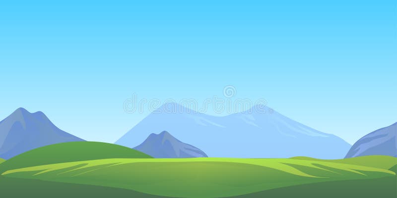 Nature Seamless Game Background Stock Illustration - Illustration of ...
