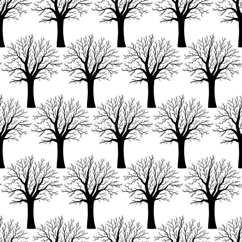 Tree Silhouettes Vector Illustrations Stock Vector - Illustration of ...