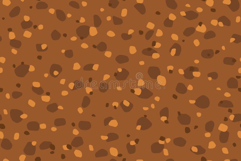 Nature Seamless Soil, Ground, Dirt Pattern Stock Vector - Illustration ...