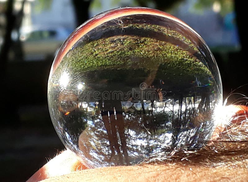 Glass sphere stock photo. Image of beautiful, inverted - 148021860