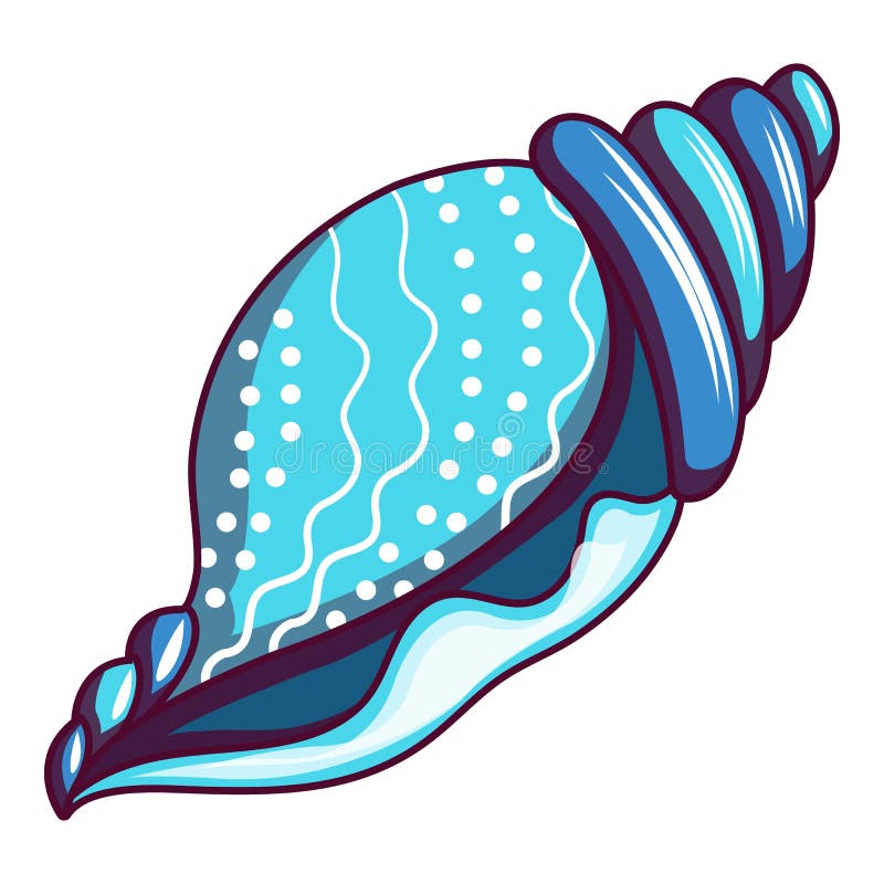 Nature Shell Icon, Cartoon Style Stock Vector - Illustration of animal ...