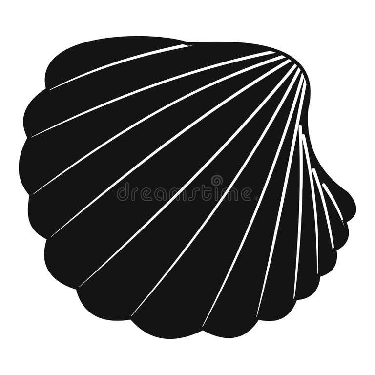 Nature Shell Icon, Simple Style Stock Illustration - Illustration of ...