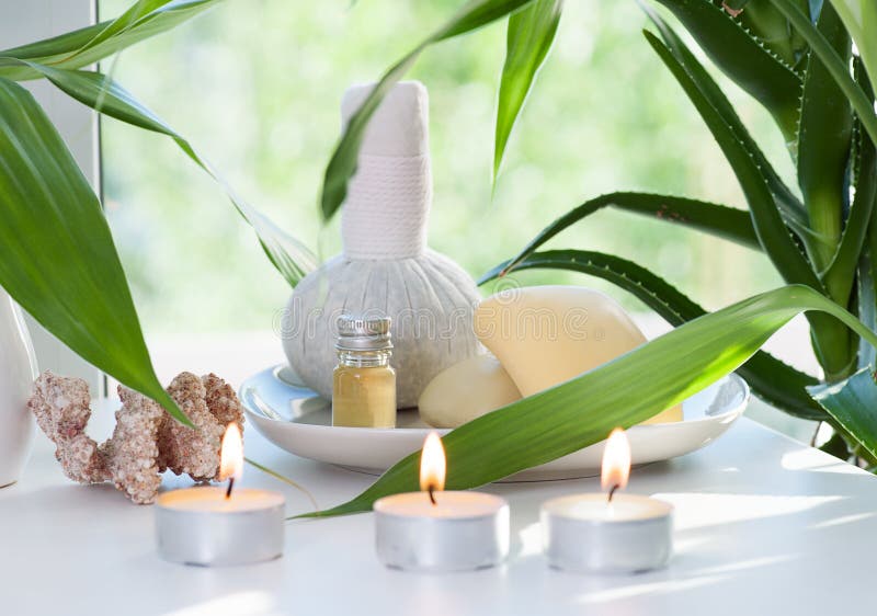 Nature spa stock photo. Image of background, green, lifestyle - 85277924