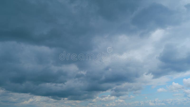 Nature Storm Cloud in the Cloudy Sky. Moving Rain Clouds after Bad ...