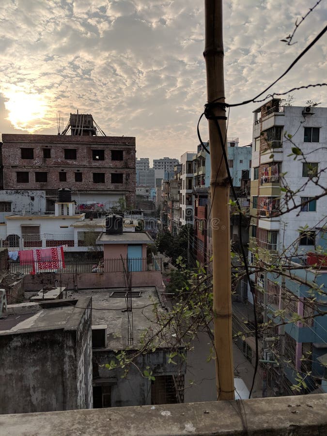 Nature during Sunset in Dhaka City Stock Photo - Image of dhaka, city: 248880784