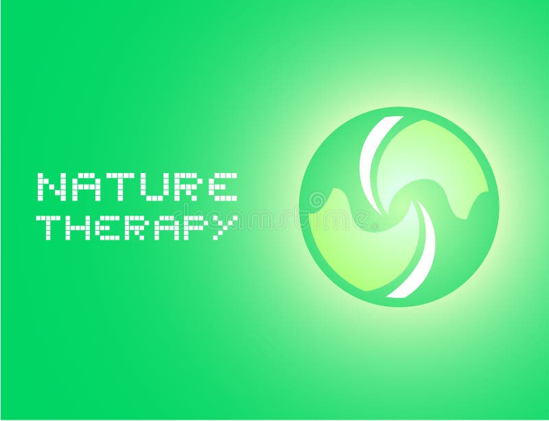 Nature symbol stock vector. Illustration of round, drawing - 80084431