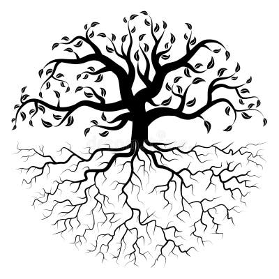 Tree Deep Roots Stock Illustrations – 4,004 Tree Deep Roots Stock ...
