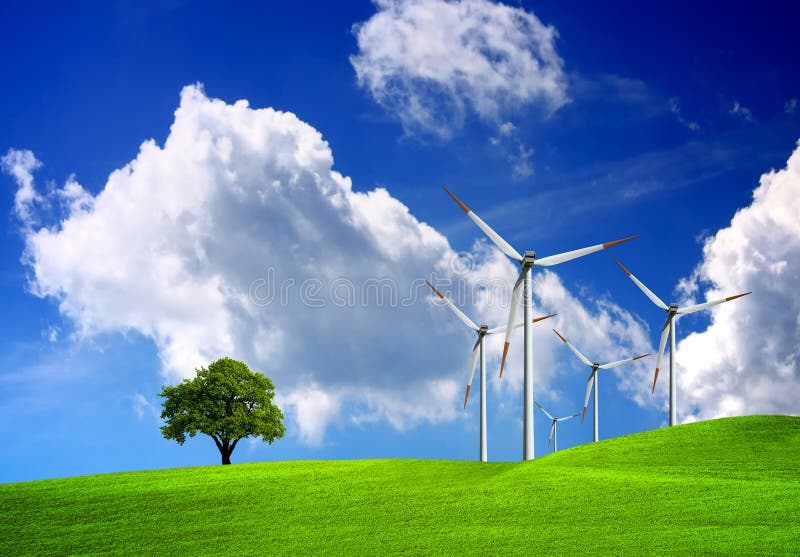 Nature and technology stock photo. Image of field, electric - 27191844