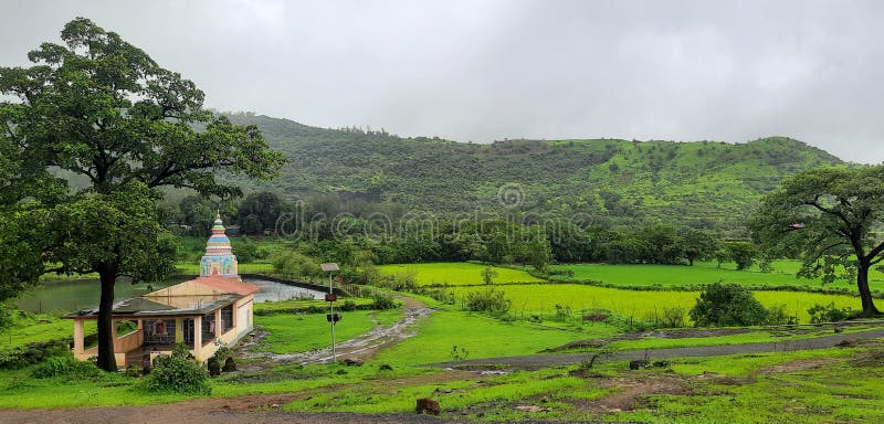 Nature and temple stock image. Image of valley, nature - 259745767
