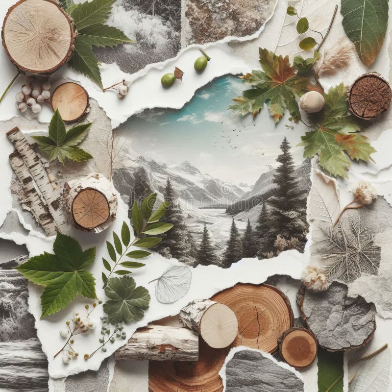 Nature Textures Torn White Paper with Natural Textures Like Bark Stock ...