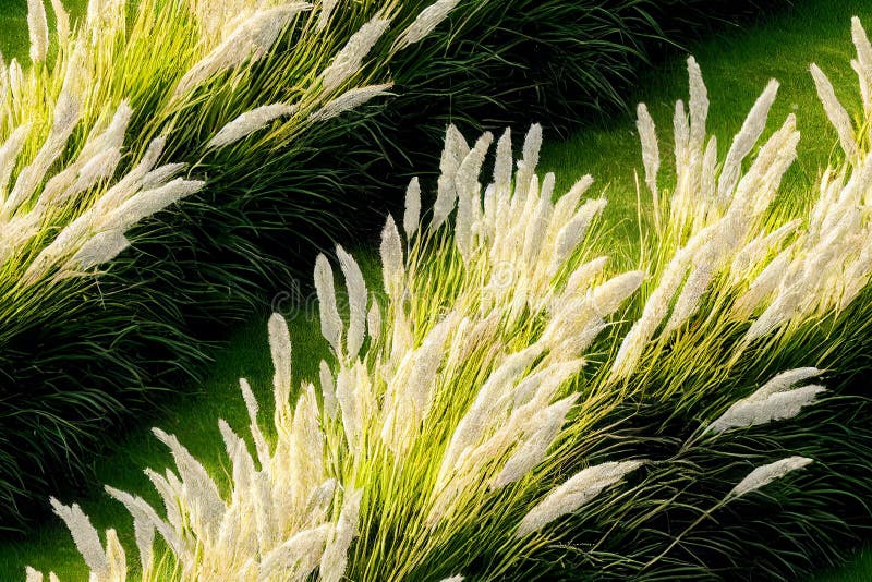 Nature Themed Seamless Textile Pattern 3d Illustrated Stock Image ...