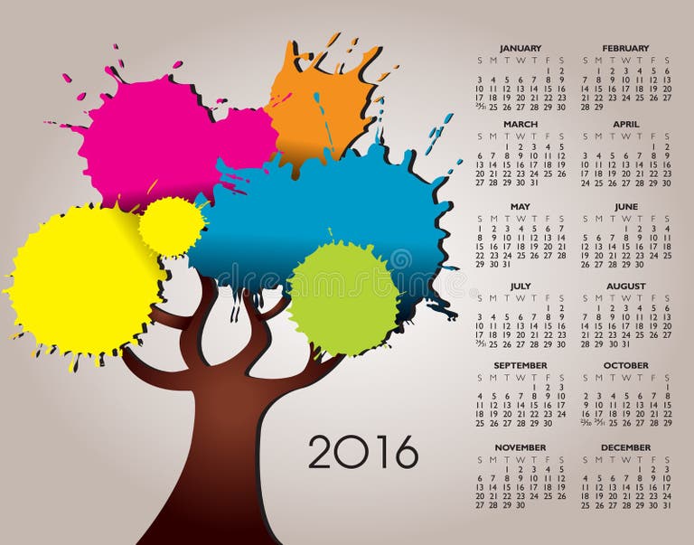 Tree Calendars Stock Illustrations – 929 Tree Calendars Stock ...