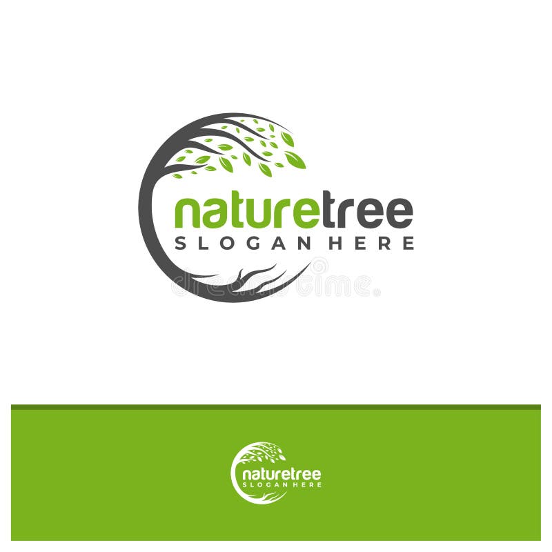 Nature Tree Logo Design Vector, Creative Tree Logo Concepts Template ...