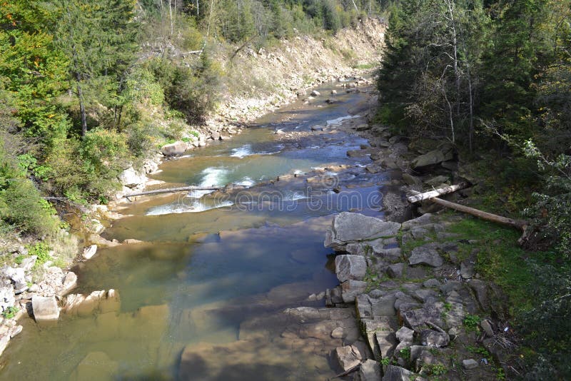 Nature stock photo. Image of mountain, river, bottom - 89866162