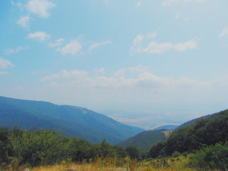 Landscape in Balkan Mountains Stock Image - Image of bulgaria, view ...