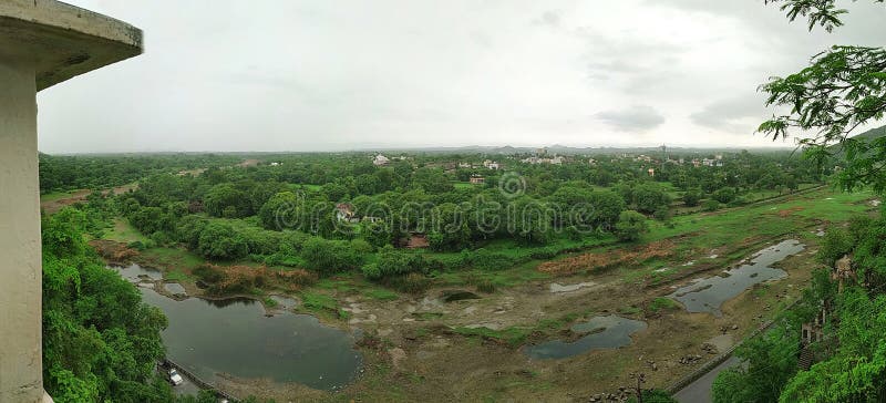 Nature View of a Dry River in Rajasthan Stock Image - Image of udaipur ...