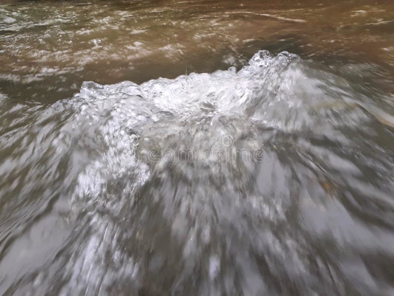 Nature of Water Surface is Wavy in a River, with that Flows through ...