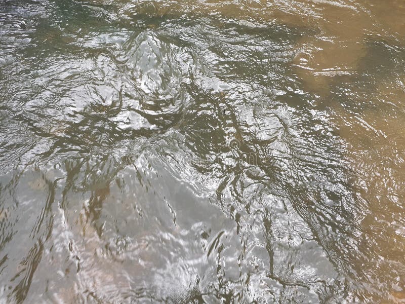 Nature of Water Surface is Wavy in a River, with that Flows through ...