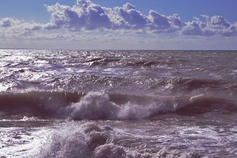 Nature waves stock photo. Image of waves, italy, colors - 199102414