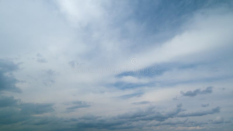 Nature Weather Blue Sky. Clouds with Blue Light Blue Sky in Horizon ...