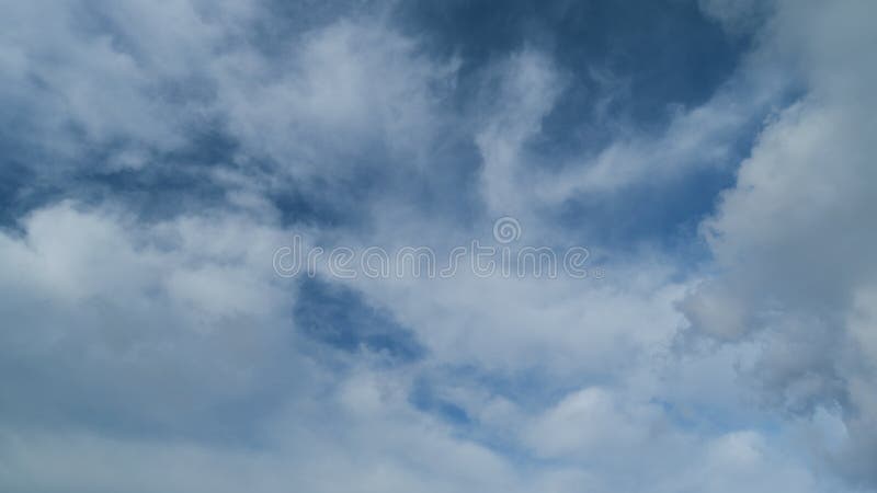 Nature Weather Blue Sky. Clouds with Blue Light Blue Sky in Horizon ...