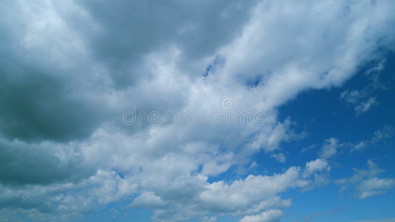 Nature Weather Blue Sky. Volumetric Light Effect. Nature Weather Blue ...